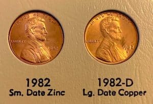 1982 Penny Value (Prices of Different Conditions) - Future Art Fair