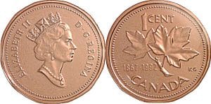 1867 to 1992 Canadian Penny Value (Prices of Different Conditions ...